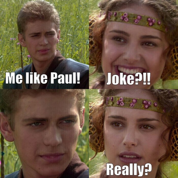 Мем Me like paul! joke?!! №259052