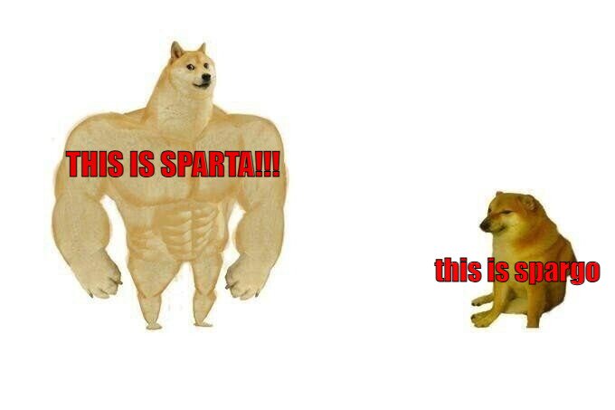Мем This is sparta!!! this is spargo №216353