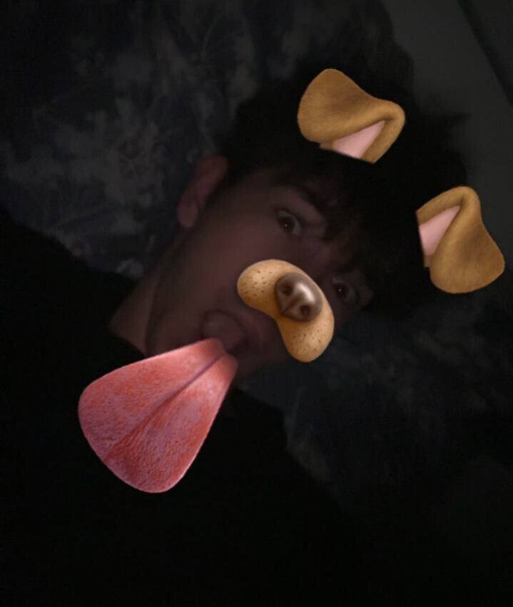 Создать мем «kurmangaliyev daud, snapchat dog filter» онлайн