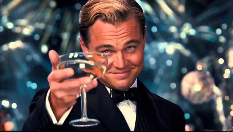Создать мем «ди каприо великий гэтсби, movie moment dicaprio» онлайн